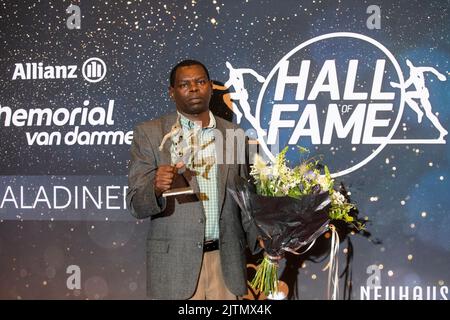 Kenya's Daniel Komen poses for the photographer during the gala evening ...