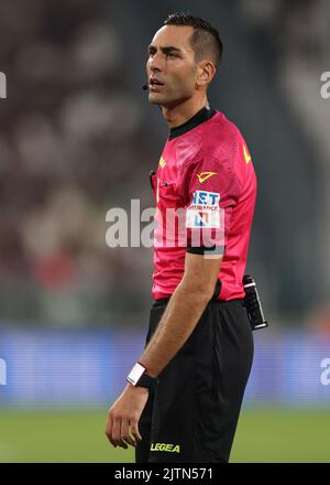 Andrea Colombo referee during the Serie A Enilive soccer match between ...
