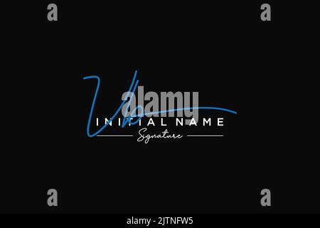 VB Signature Logo Template Vector Stock Vector Image & Art - Alamy