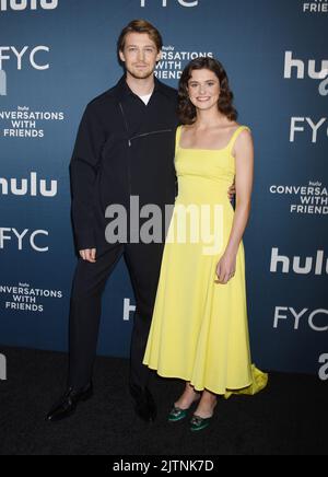 Joe Alwyn and Alison Oliver arriving at Hulu's ÔConversations With ...