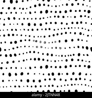 Small Dash or Dots Pattern. Ink abstract shapes. Seamless pattern with ...