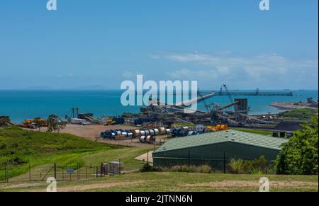 Two coal terminals at the port, Hay Point Coal Terminal (HPCT) and ...