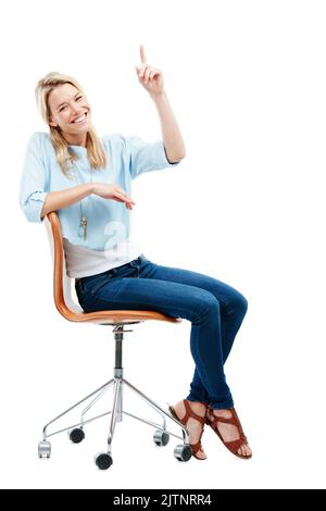 This is some good stuff. Studio portrait of an attractive young woman ...