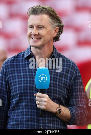 Former Liverpool player Steve McManaman before the Premier League ...