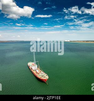 Radio Caroline on MV Ross Revenge Stock Photo - Alamy