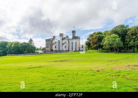 Lews Castle, Victorian era castle in Stornoway, Isle of Lewis, Scotland ...