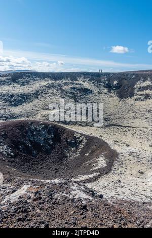 The extinct volcano crater Grabrok-Island Stock Photo - Alamy