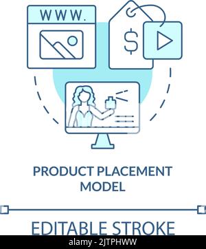 Product placement model concept icon Stock Vector Image & Art - Alamy