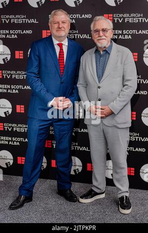 MSP Angus Robertson and Actor Brian Cox attends the Edinburgh TV ...