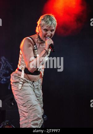 Cassyette plays at Leeds Festival on Sunday 28th August 2022, playing ...