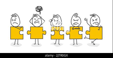 Connected People Clipart Figures