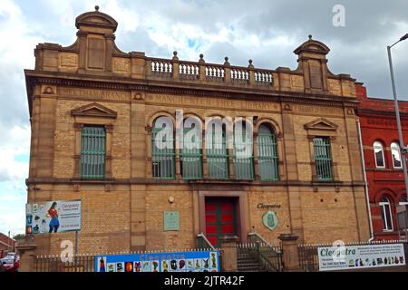 Manchester Free Library building at Cheetham Hill Stock Photo - Alamy