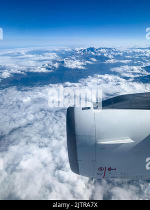 Athens region seen from a flying plane, Southern Europe Stock Photo - Alamy