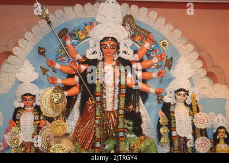 Durga Pratima, Kumartuli Durga Pratima, Kolkata Durga Puja. It is an ...