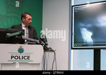 Detective Chief Superintendent Mark Kameen of Merseyside Police during ...