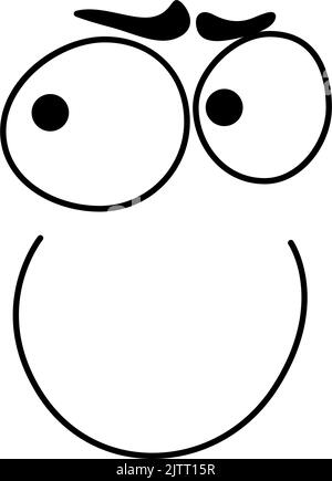 Tricky emoji vector line icon, linear concept, outline sign, symbol ...