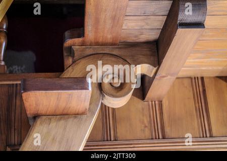 Alpine rustic carpentry Stock Photo - Alamy