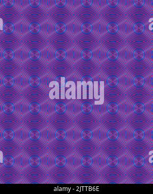 Foil texture made of embossed rings with bloom effect, magenta shades ...