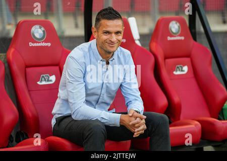 ALKMAAR - NEC Nijmegen coach Rogier Meijer during the Dutch Eredivisie ...