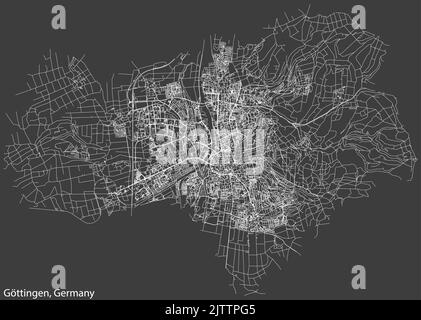 Street roads map of GÖTTINGEN, GERMANY Stock Vector Image & Art - Alamy