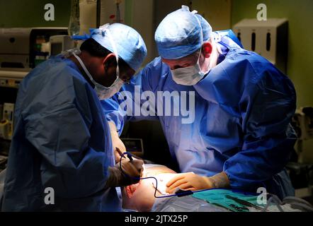 File photo dated 07/04/11 of an operation taking place, as high levels ...