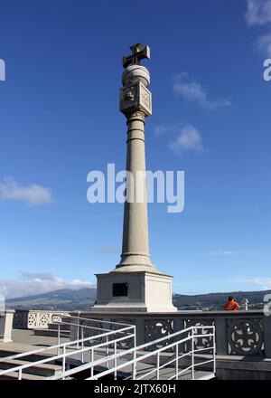 Peak of the Crosses, monument dedicated to the discovery of the Azores ...