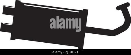 Motorcycle exhaust vector image, this image can be used for exhaust ...