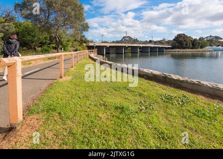 Hawthorne Canal, built in 1891 following agitation in the NSW Parliament during 1890 by John ...