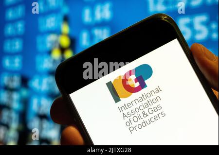 In this photo illustration the International Association of Oil & Gas ...