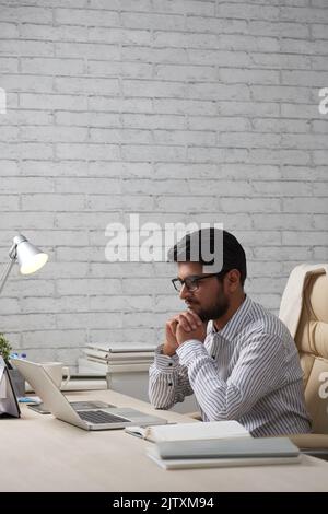 Indian Asian Man Business Laptop Success Stock Photo - Alamy
