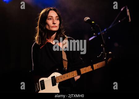 Copenhagen, Denmark. 01st Sep, 2022. The English band King Hannah ...