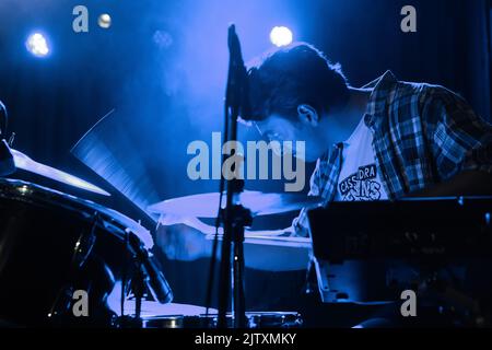 Copenhagen, Denmark. 01st Sep, 2022. The English band King Hannah ...