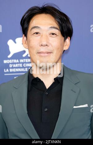 Kei Ishikawa poses at the photocall of 'Aru Otoko' during the 79th ...