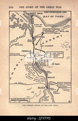 Vintage map of Egypt 1900s Stock Photo - Alamy