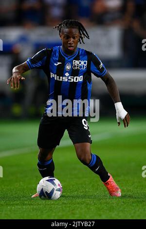 Bergamo, Italy. 01 September 2022. Josip Ilicic greets fans of Atalanta ...