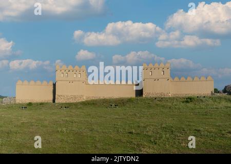 Fortress of a Hittite ruins, an archaeological site in Hattusa, Turkey ...