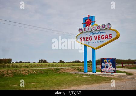 Skegness Raceway Sign- ÒWelcome to fabulous Skeg Vegas, not in NevadaÓ ...