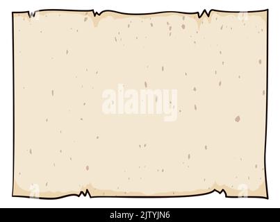 ancient scroll papyrus cartoon vector illustration Stock Vector Image ...