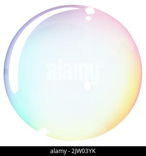 Rainbow colors sweet bubbles illistration large background Stock Photo ...