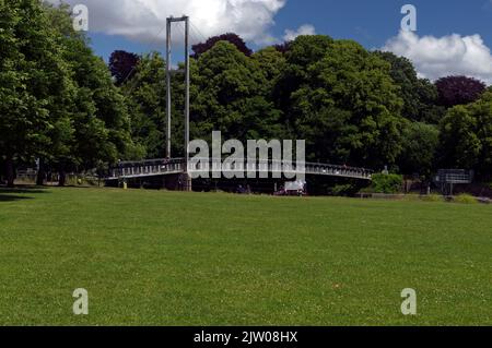 Blackweir bridge, Pontcanna Fields. Cardiff 2022 Stock Photo - Alamy