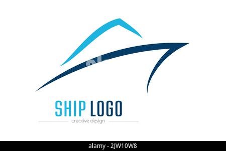 Ship. Template for logo, sticker, stickers and labels, for websites and ...