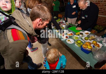 Apple Day at Suffolk Wildlife Trust's Foxburrow Farm near Melton in ...