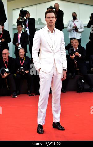 Nicholas Hoult 79th Venice Film Festival Red Carpet of the movie -Bones ...