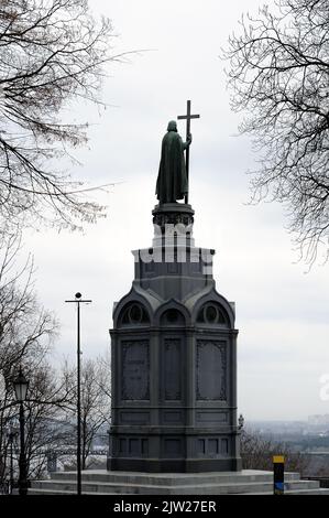 The Saint Vladimir Monument in Kyiv Ukraine. It dedicated to the Great ...