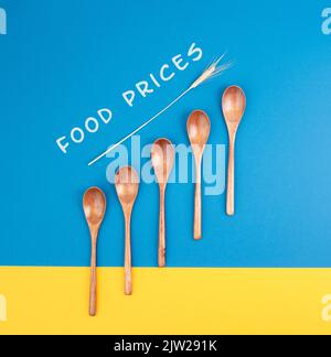 Food prices increase, financial crisis and shortages, supply chain ...