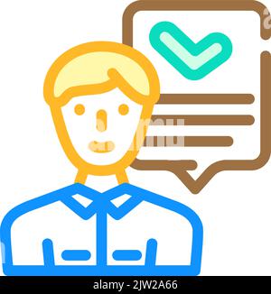 mql marketing qualified lead line icon vector illustration Stock Vector ...