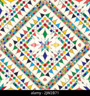 Decorative geometric repeating pattern inspired by Al-Qatt Al-Asiri ...