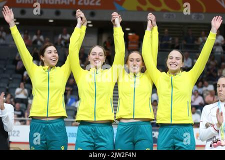 Georgia Baker, Sophie Edwards, Chloe Moran and Maeve Plouffe of ...