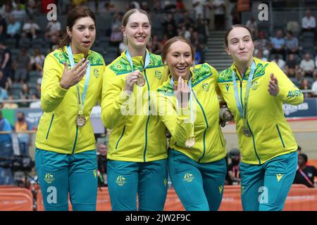 Georgia Baker, Sophie Edwards, Chloe Moran and Maeve Plouffe of ...