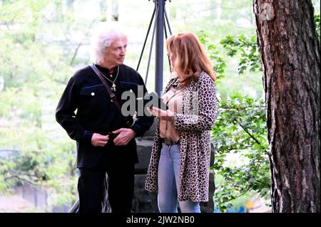 Peter Orloff mit Ehefrau Linda vor seinem Konzert 'Peter Orloff ...